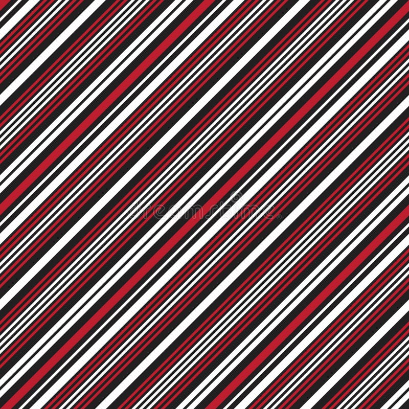 Red Stripe Seamless Pattern Background in Diagonal Style Stock Vector ...