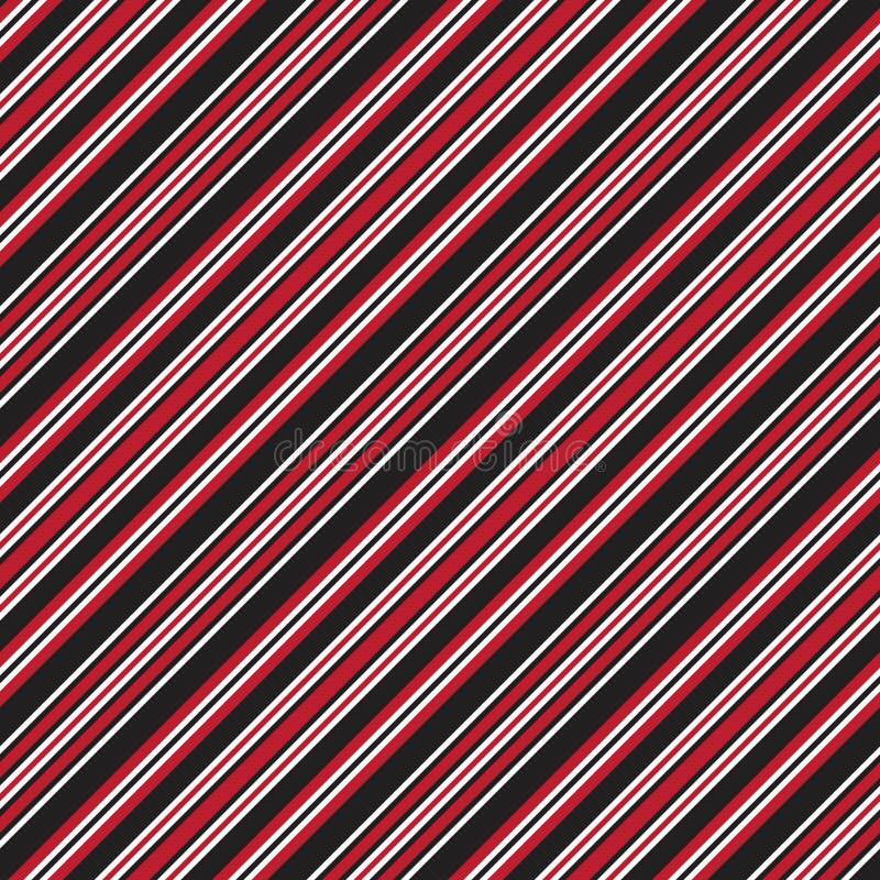 Red Stripe Seamless Pattern Background in Diagonal Style Stock Vector ...