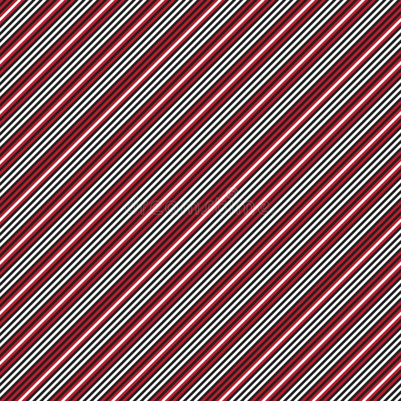 Red Stripe Seamless Pattern Background in Diagonal Style Stock Vector ...