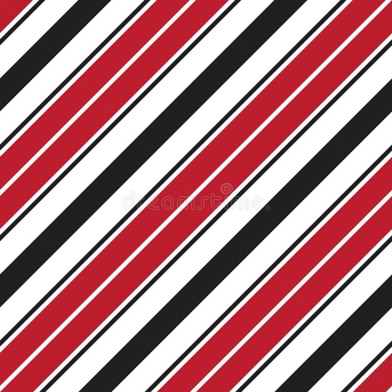 Red Stripe Seamless Pattern Background in Diagonal Style Stock Vector ...