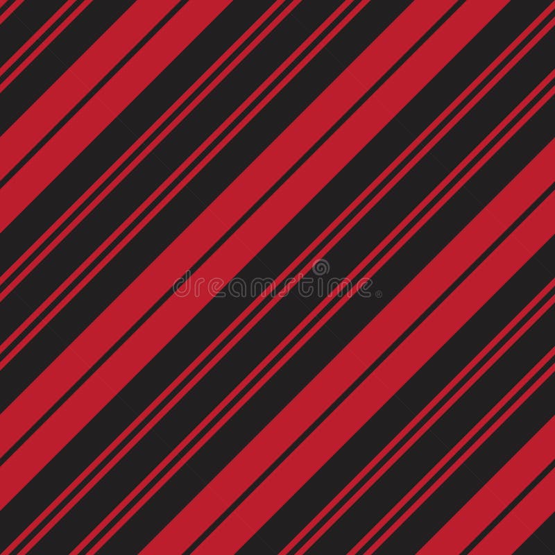 Red Stripe Seamless Pattern Background in Diagonal Style Stock Vector ...