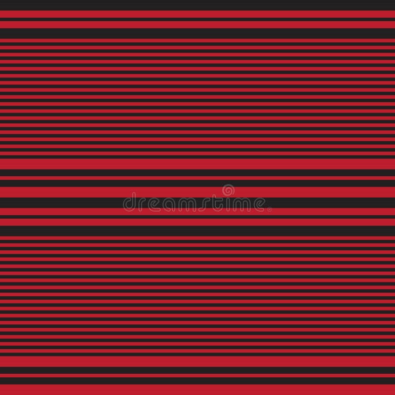 Red Stripe Seamless Pattern Background in Horizontal Style Stock Vector ...