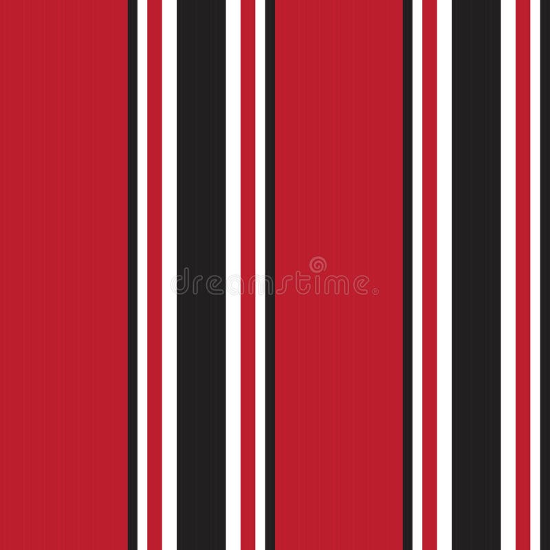 Red Stripe Seamless Pattern Background in Vertical Style Stock Vector ...