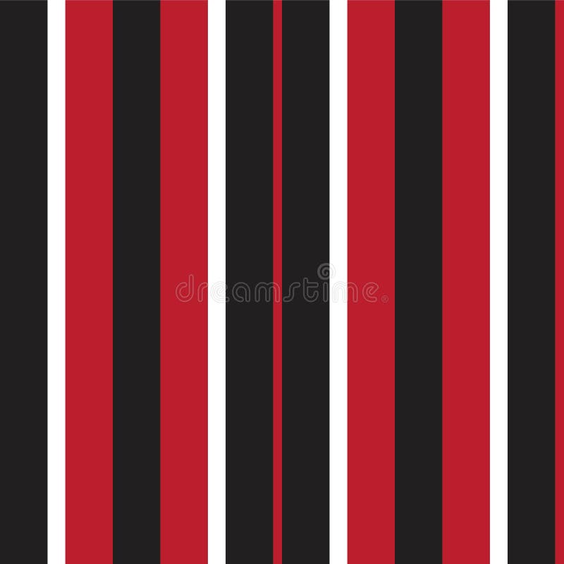 Red Stripe Seamless Pattern Background in Vertical Style Stock Vector ...