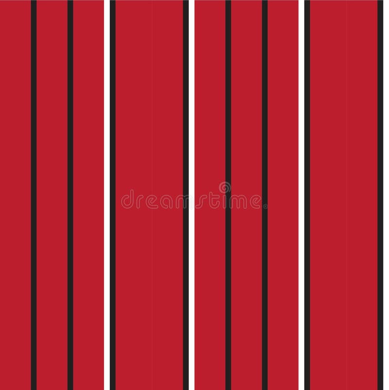 Red Stripe Seamless Pattern Background in Vertical Style Stock Vector ...