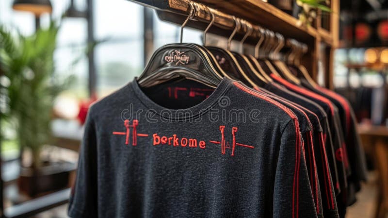 Red-Stripe T-Shirt Collection Stock Image - Image of stripe, textile ...