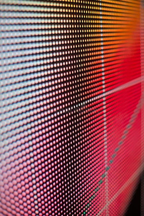 Red striped LED smd screen stock image. Image of bulb - 58891041