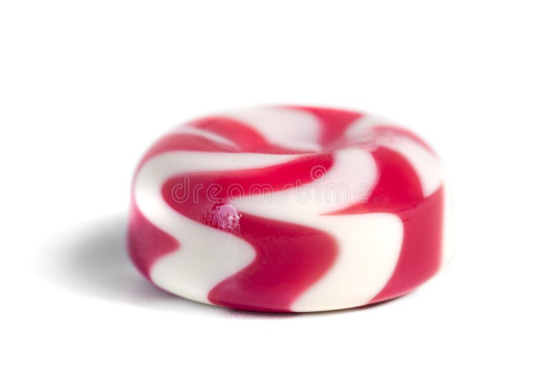 Striped Peppermint Hard Candy Stock Photo - Image of sweet, macro: 656014
