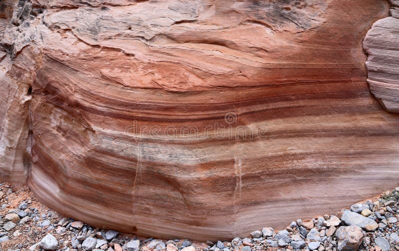 Red striped sandstone stock photo. Image of stone, rocks - 142181312