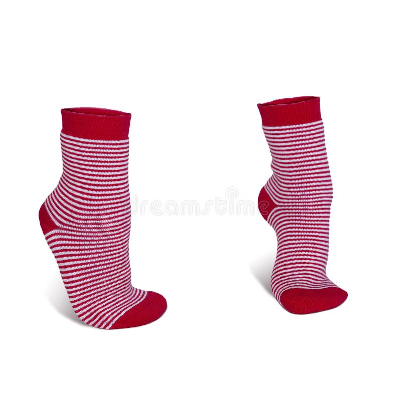 Red striped Socks stock photo. Image of cute, year, girl - 22198206