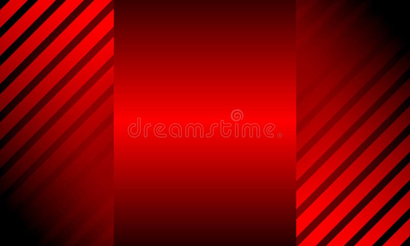 Red Stripes Lines Center with Lines Textures Pattern on Smooth Gradient ...