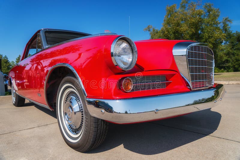 Red 1963 Studebaker Gran Turismo Editorial Stock Photo - Image of ...
