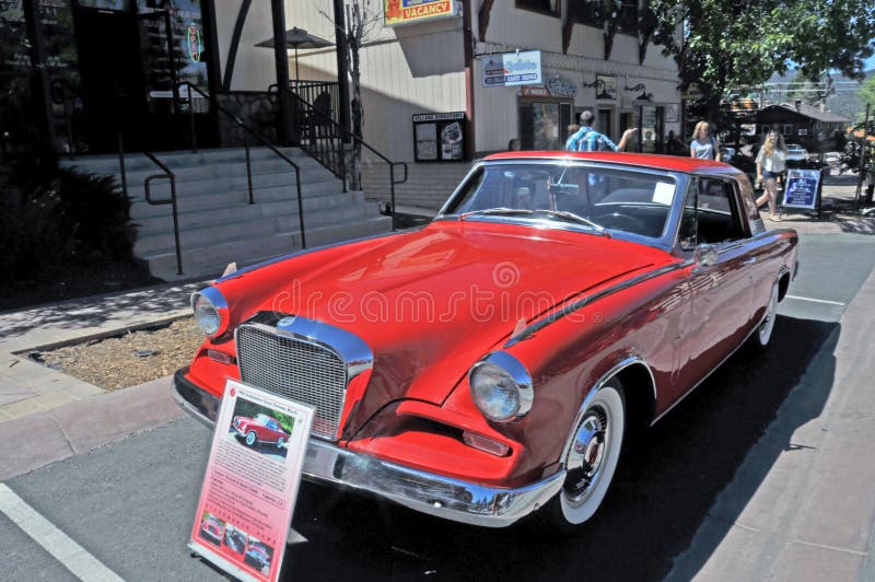 Red Studebaker editorial photo. Image of nostalgia, automotive - 34960431