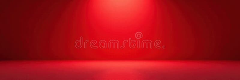 Red Studio Backdrop, Perspective Floor, Gradient Spotlight , Red ...