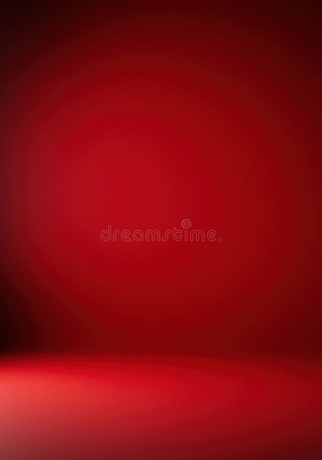 Red Studio Background: Gradient Wall and Floor Stock Illustration - Illustration of burgundy ...