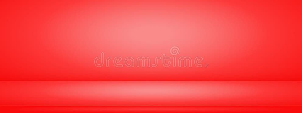 Red Studio Background. Limbo Warm Gradient Backdrop. Abstract 3d Wall ...