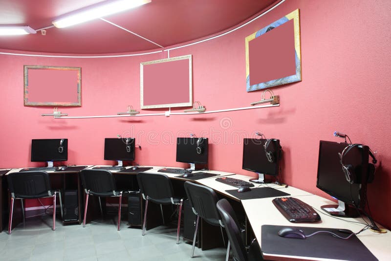 Computer Room stock image. Image of classroom, business - 14926573