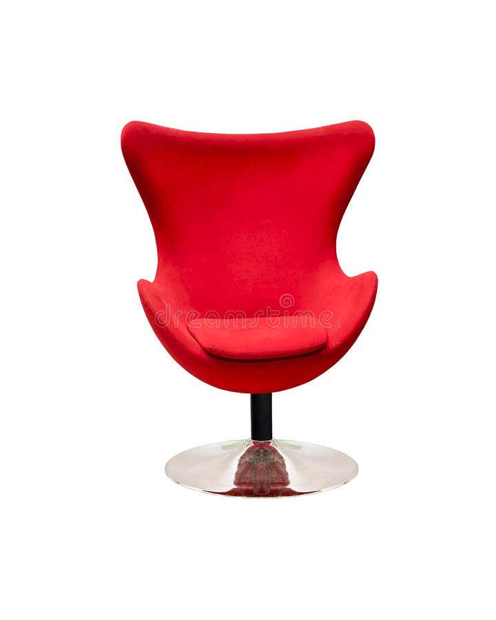 Red Stylish Chair stock image. Image of relax, indoor - 23933937