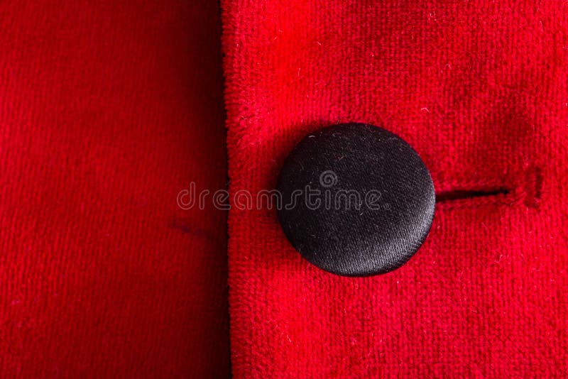 Red Stylish Jacket with Buttons, Background. Stylish Clothes, Macro ...