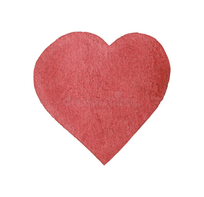 Red stylized heart stock illustration. Illustration of paint - 289845617