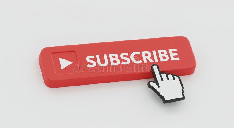 Red Subscribe Button Cursor Stock Illustrations – 1,552 Red Subscribe ...