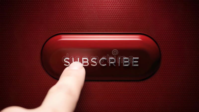 Red Subscription Button for Different Channels To Attract More Viewers ...