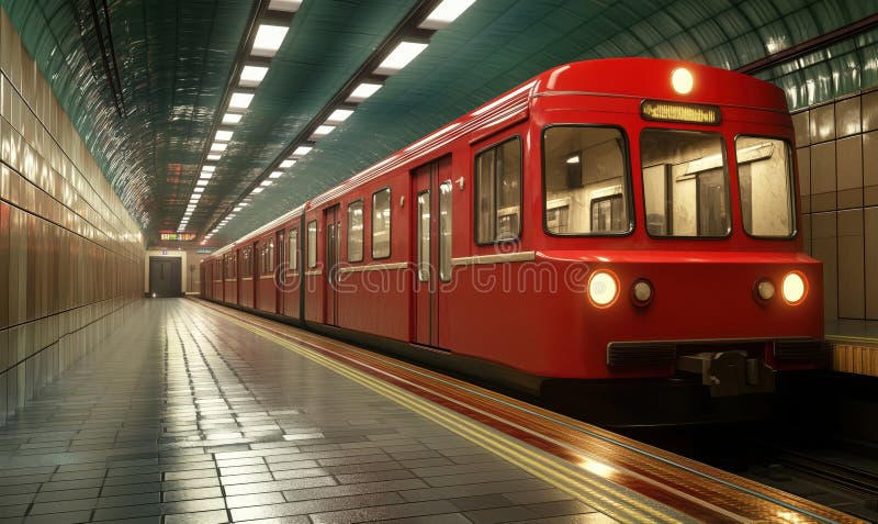 Modern Underground Bunker Interior with a Stylish Living Room. Stock ...