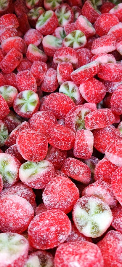 Red sugar candy stock image. Image of meal, sugar, fruit - 144730727