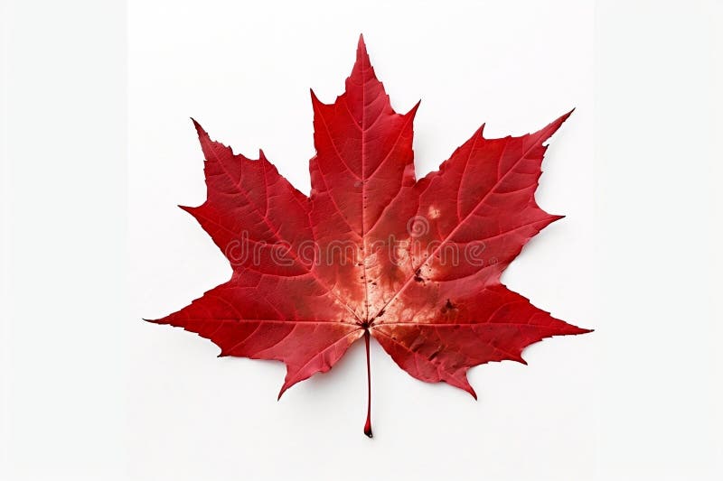 Sugar Maple Leaf Isolated stock image. Image of background - 39634015