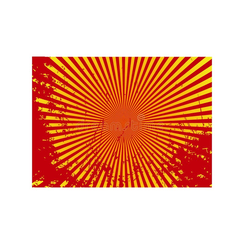 Red Sunburst Grunge Rays Vector Illustration Background Texture Stock ...