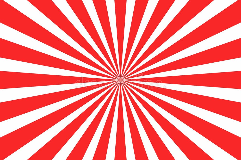 Red Sunburst Pattern Background, Vector Illustration Stock Vector ...