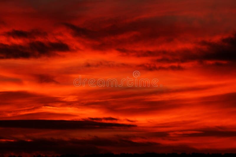 Red Sunset stock photo. Image of dark, evening, stunning - 11326016