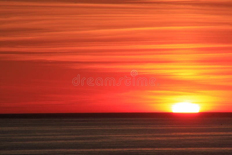 Red Sunset stock image. Image of cloud, beautiful, inspirational - 13752137