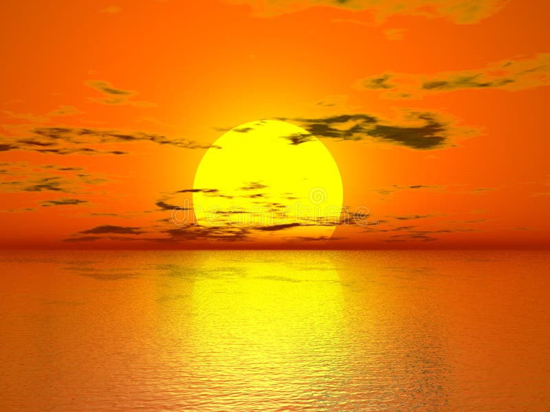 Red Sunset stock image. Image of sundown, shadow, happiness - 1564873