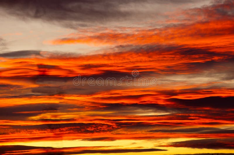 Red sunset stock image. Image of dark, light, texture - 22676649