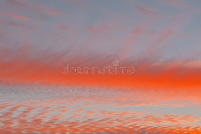 Red sunset stock image. Image of landscape, evening, bright - 42271505