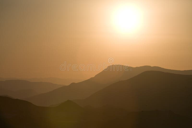 Red Sunset with Lens Flare stock image. Image of lens - 1099915
