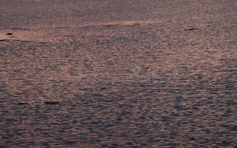 Red Sunset Reflected on the Water- Stock Photo - Image of mountainous ...