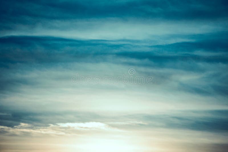 Red Sunset, Rich Dark Clouds, Rays of Light Stock Photo - Image of ...