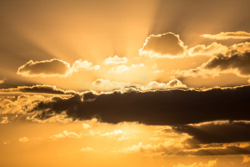 Red sunset sky stock image. Image of power, yellow, sunlight - 104282403