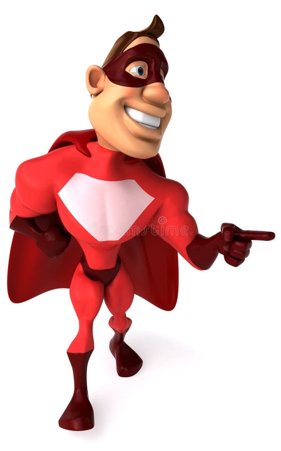 Red Superhero stock illustration. Illustration of glove - 28525528