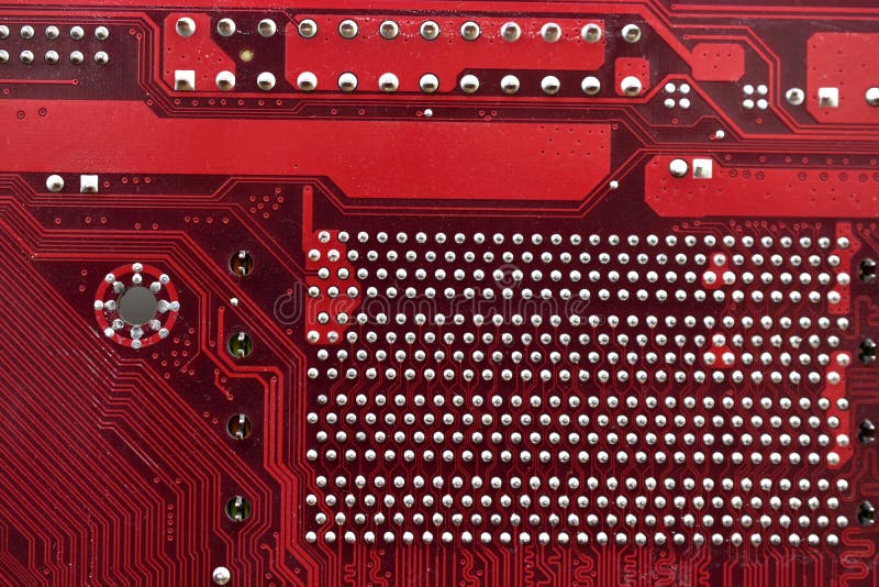 Motherboard Chip Detail View Stock Photo - Image of circuit, computer ...