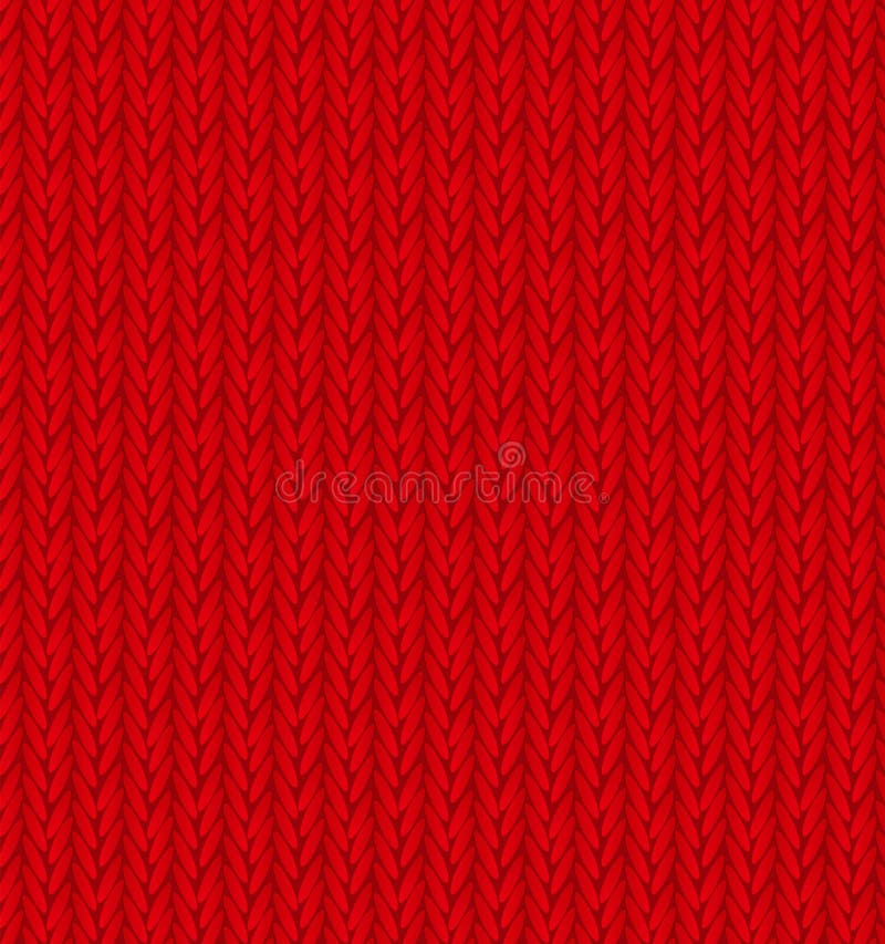 Red Sweater Texture Background. Vector Stock Vector - Illustration of ...