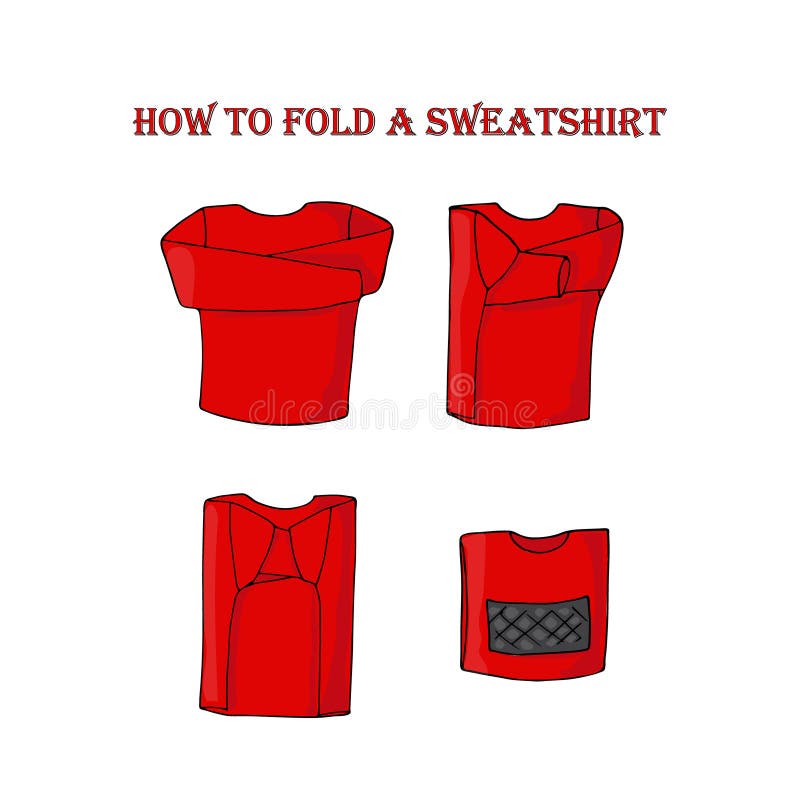 How To Fold Shirt Stock Illustrations – 10 How To Fold Shirt Stock ...