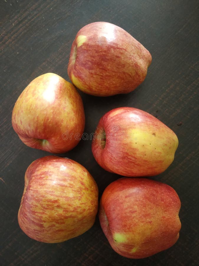 Red and Sweet Apples are Healthy Fruit. Stock Image - Image of tree ...