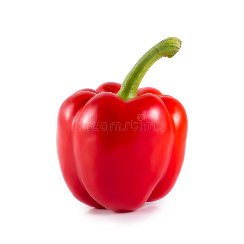 Red Sweet Bell Pepper (capsicum) Stock Photo - Image of product, spice ...