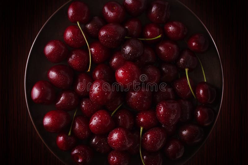Red sweet cherry stock image. Image of freshness, lush - 25992787