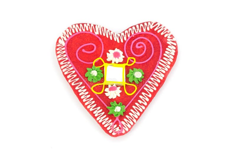 Red sweet heart stock photo. Image of romantic, cookie - 31057804