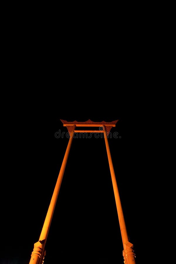 Red swing stock photo. Image of landmark, worship, antique - 52725638