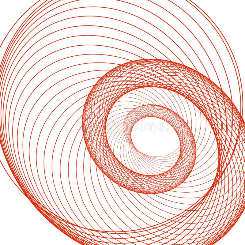 Red Swirls Swash Logo Ornament Designs Stock Vector - Illustration of ...